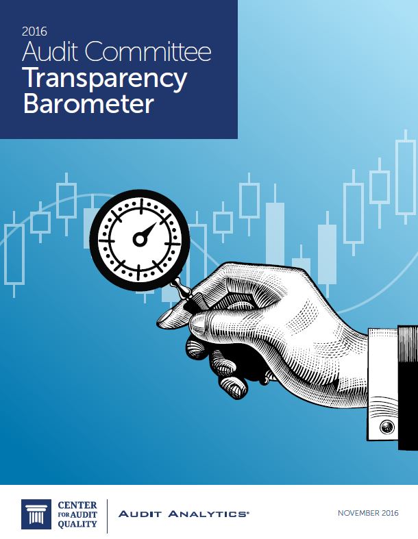 2016 Audit Committee Transparency Barometer | The CAQ